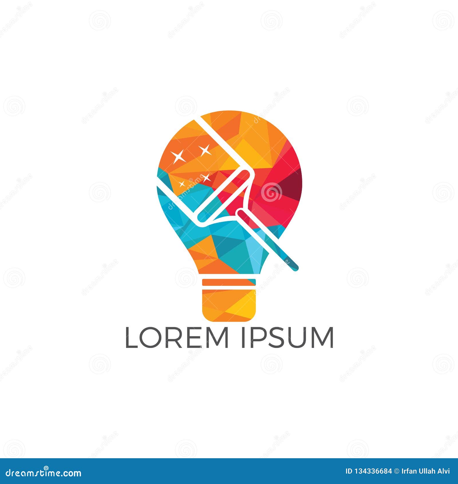 Smart clean logo design. stock vector. Illustration of dirty - 134336684