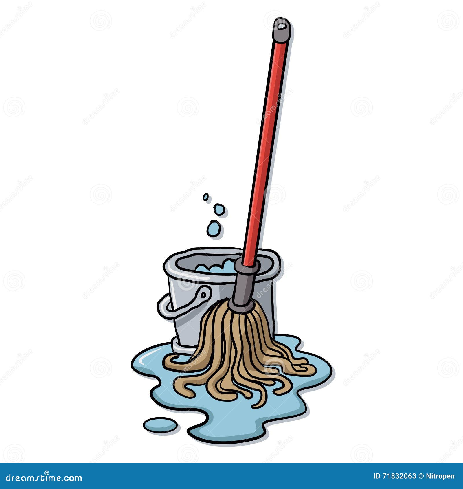 Cleaning Service Sketch Design Elements. Stock Vector - Illustration of ...