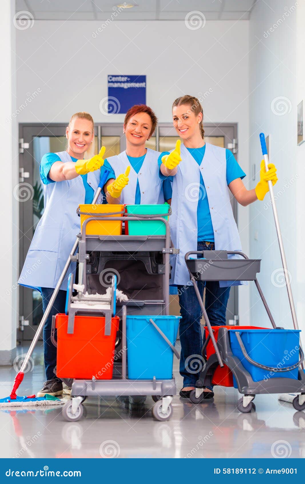 Cleaning service at work stock photo. Image of women - 58189112