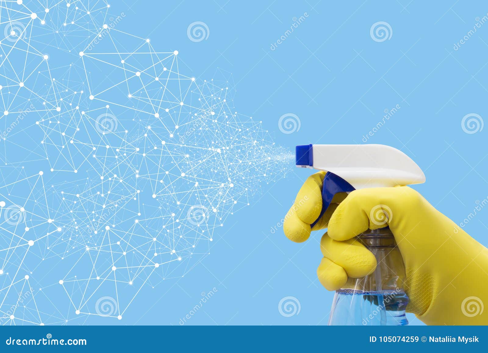 Cleaning Service Worker. stock image. Image of home - 105074259