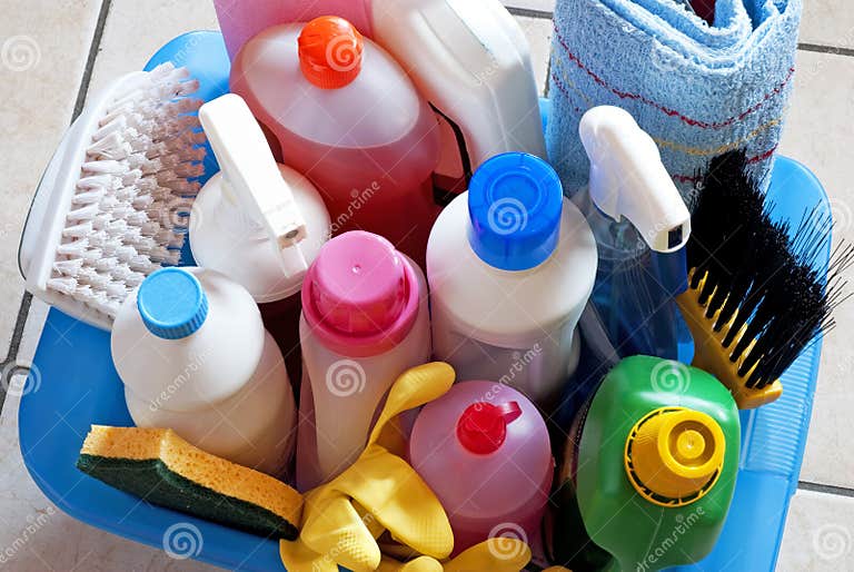 Cleaning set stock image. Image of chores, cleaning, cleanliness - 13888871