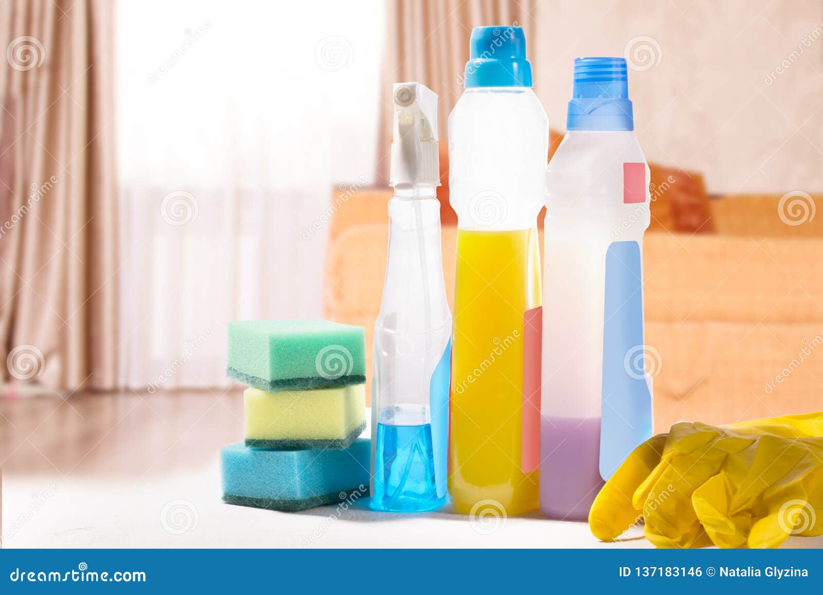 Cleaning Set. Spring Clean Up Stock Photo - Image of house ...