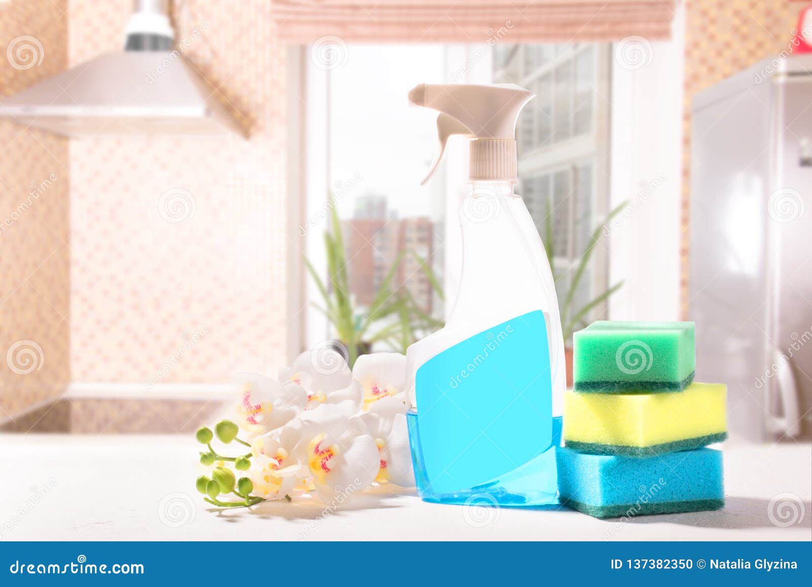 Cleaning Set. Spring Clean Up Stock Photo - Image of product, housework ...