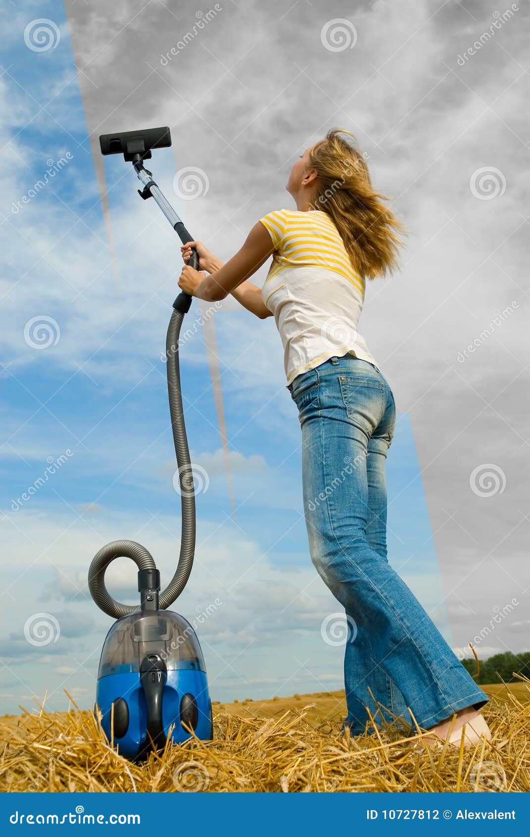 Cleaning of the sky stock photo. Image of cleaning, rural - 10727812