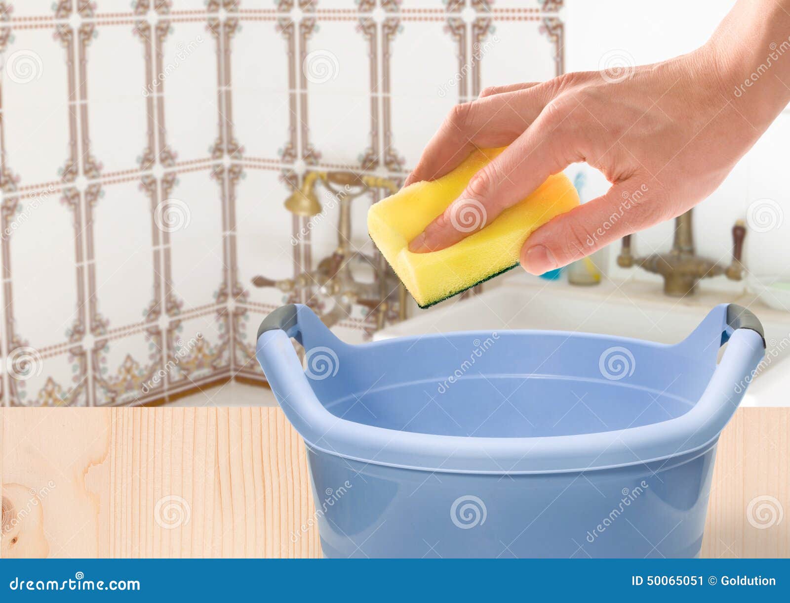 Cleaning stock image. Image of basin, shiny, sponge, wall - 50065051