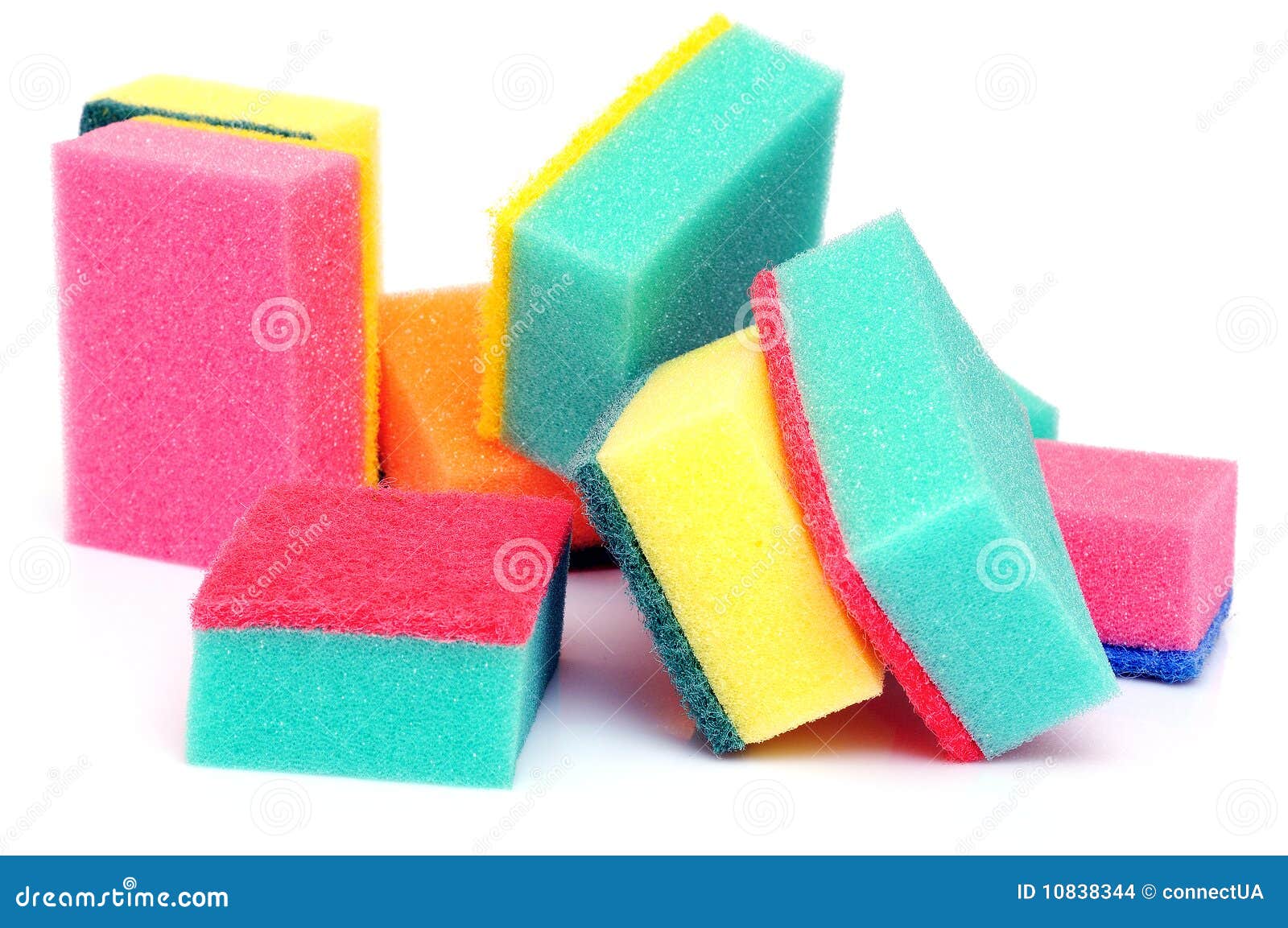 Cleaning sponges stock photo. Image of water, rubber - 10838344
