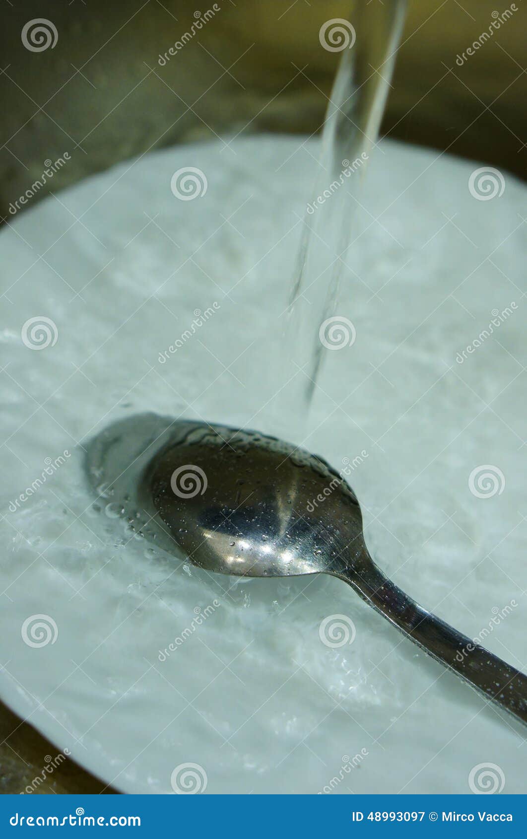 Cleaning spoon stock image. Image of cleaning, water - 48993097