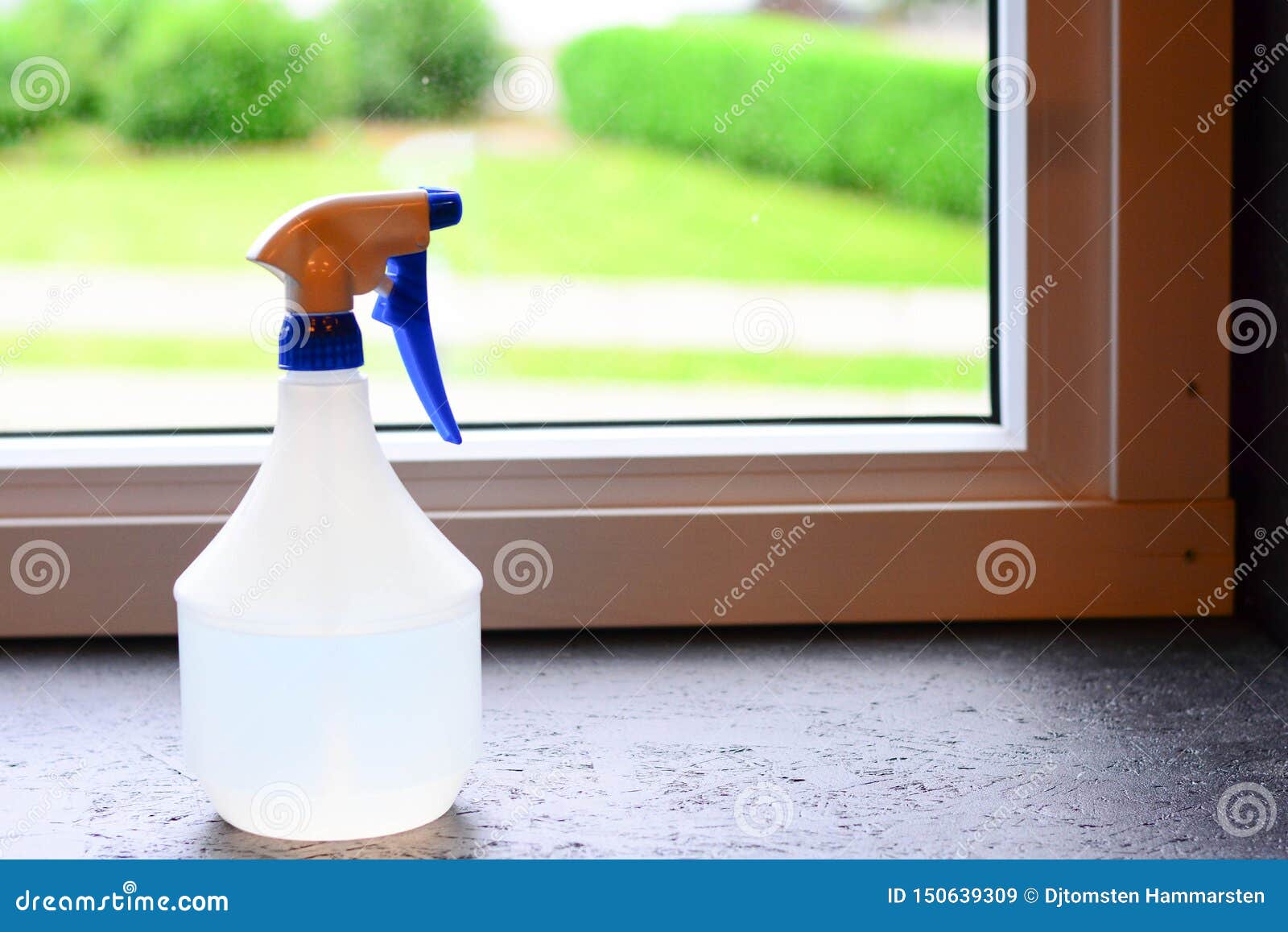 Cleaning Sprayers, Plastic Cans, for Cleaning Stock Image - Image of ...
