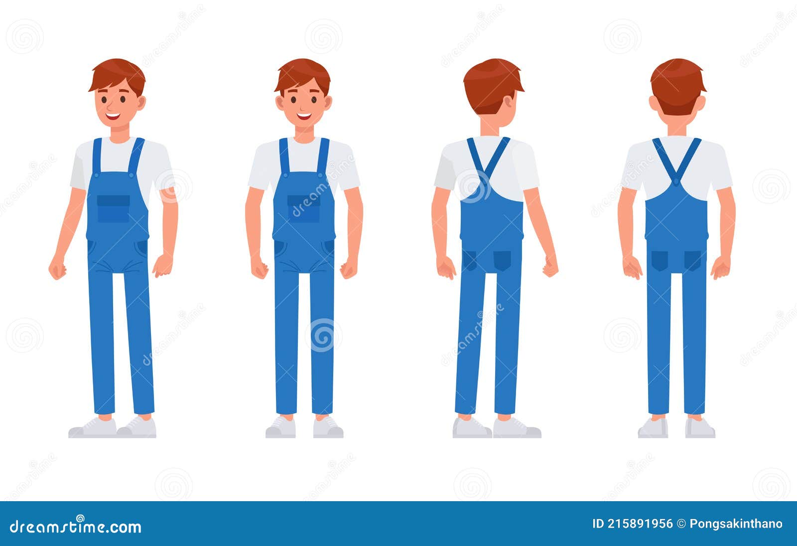 Cleaning Staff Character Vector Design Stock Vector - Illustration of ...