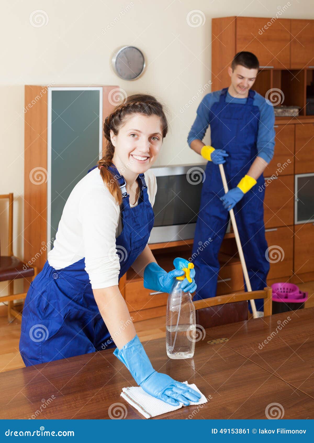 Cleaning team stock image. Image of interior, hotel, housekeeping ...