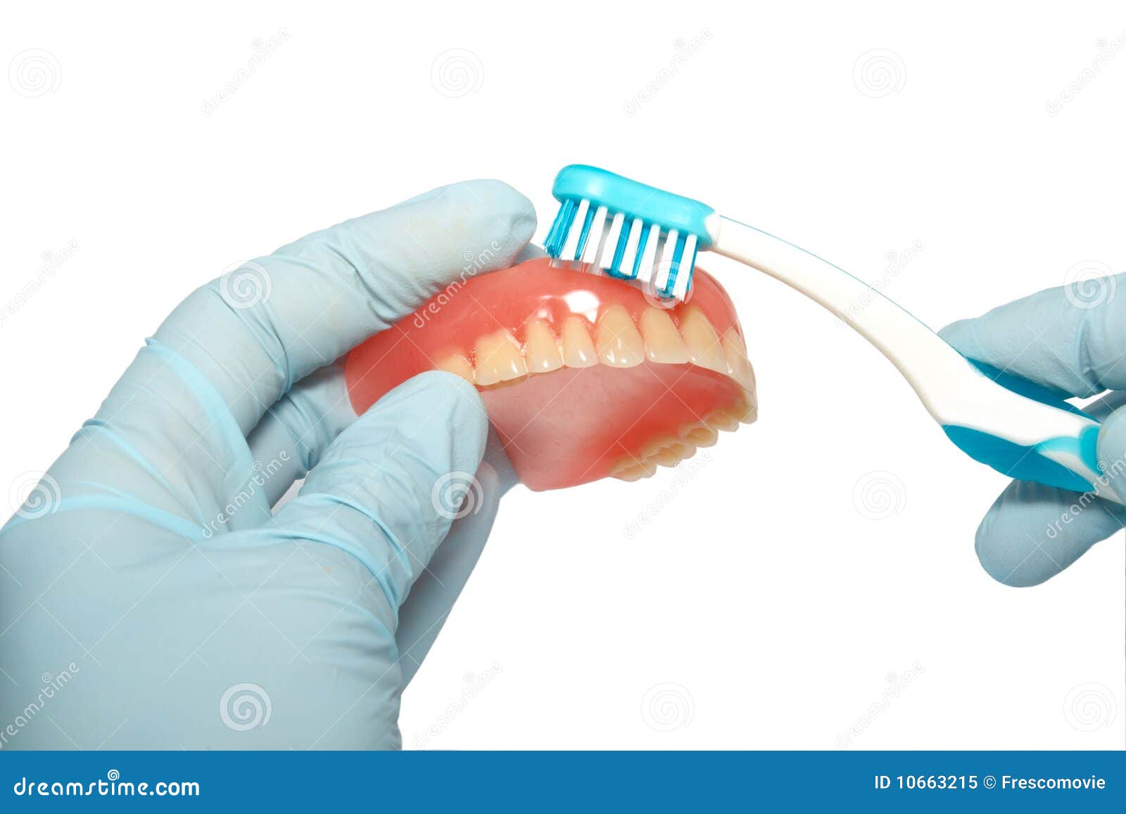 Cleaning of a teeth stock image. Image of blue, dentistry - 10663215