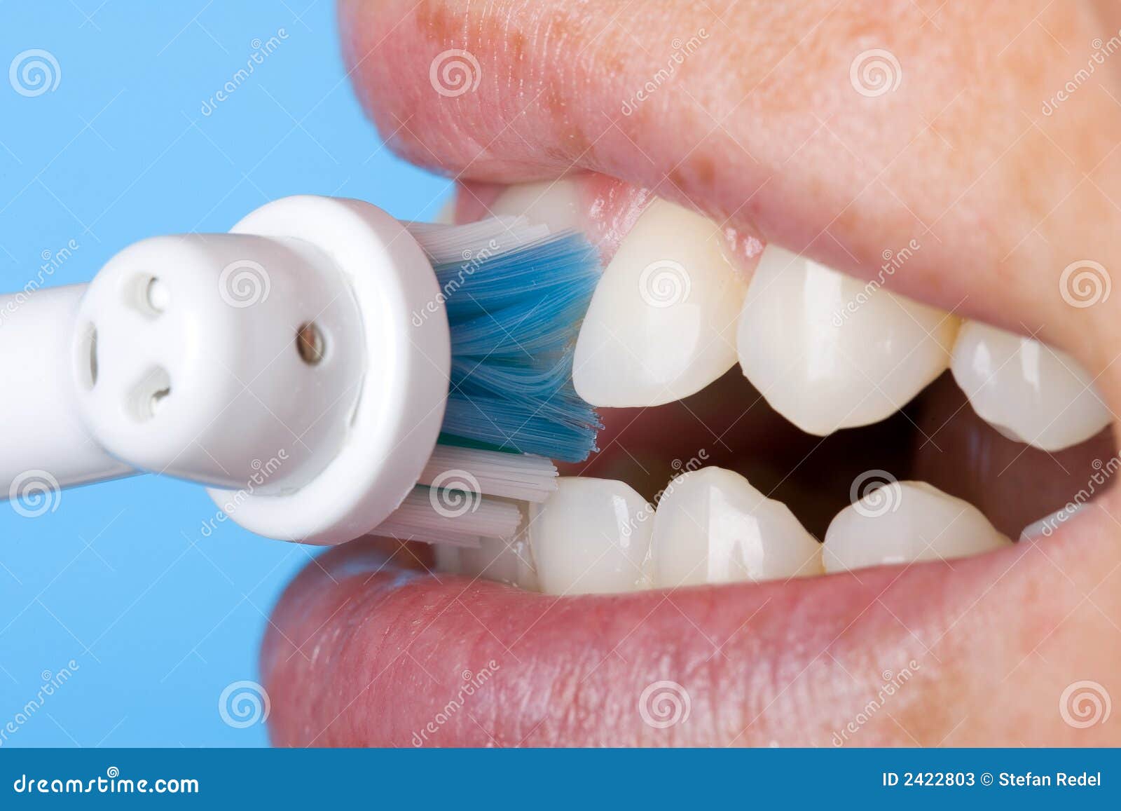Cleaning The Teeth Stock Photos - Image: 2422803