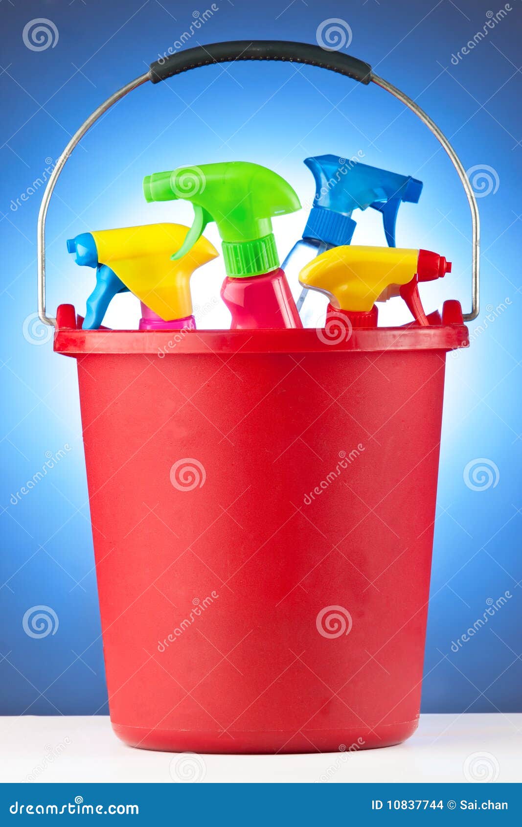 Cleaning time stock photo. Image of bucket, bleach, housework - 10837744