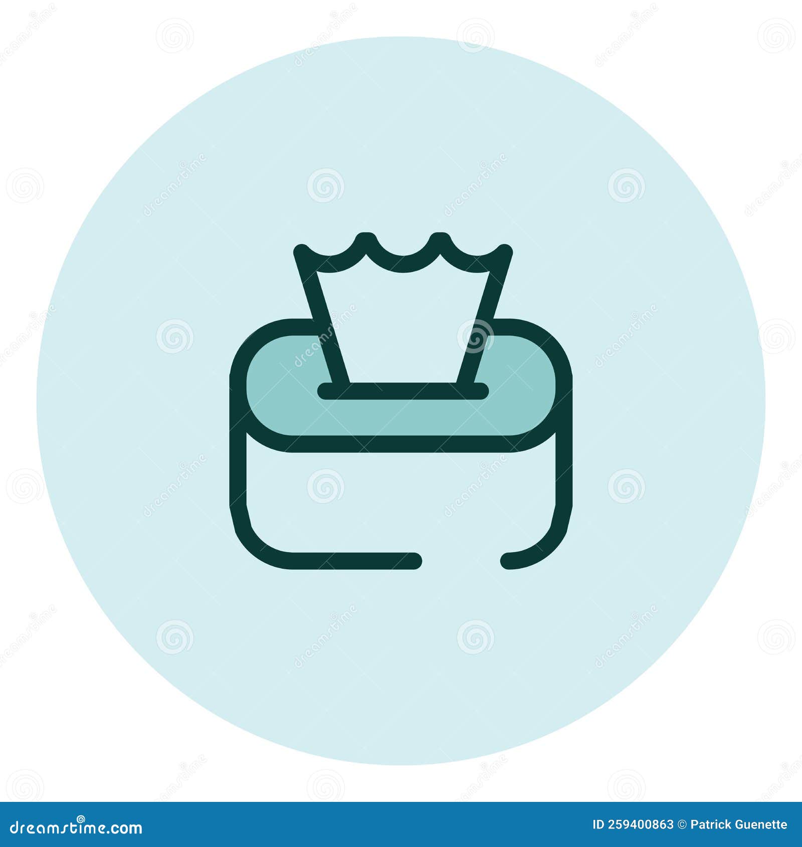 Tissues Icon Vector. Trendy Flat Tissues Icon From Hygiene Collection ...