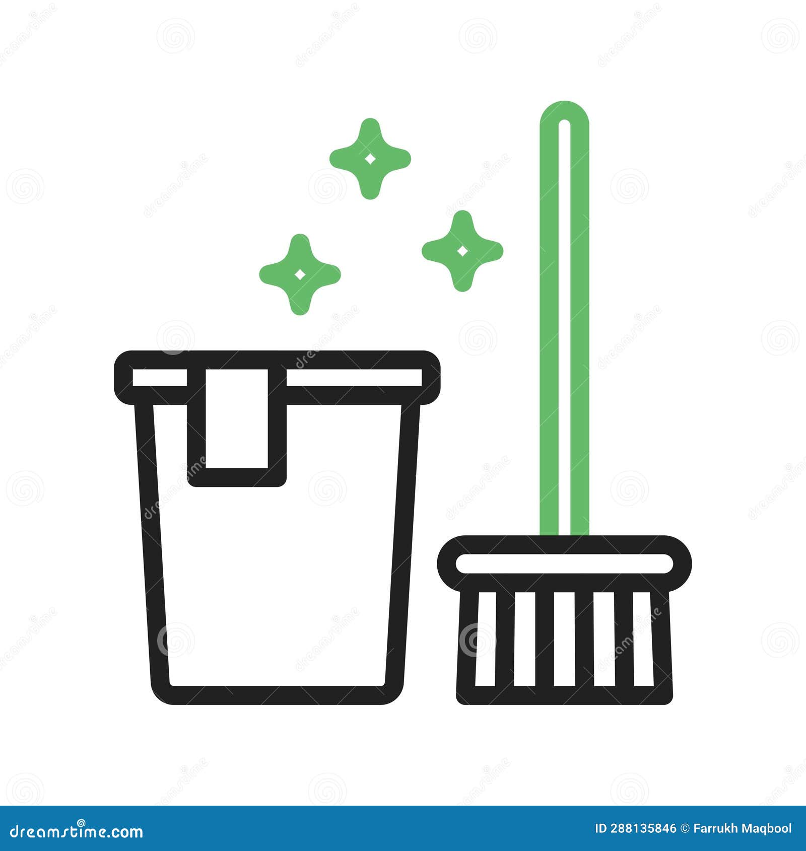 Cleaning Tools Icon Image. stock vector. Illustration of clean - 288135846