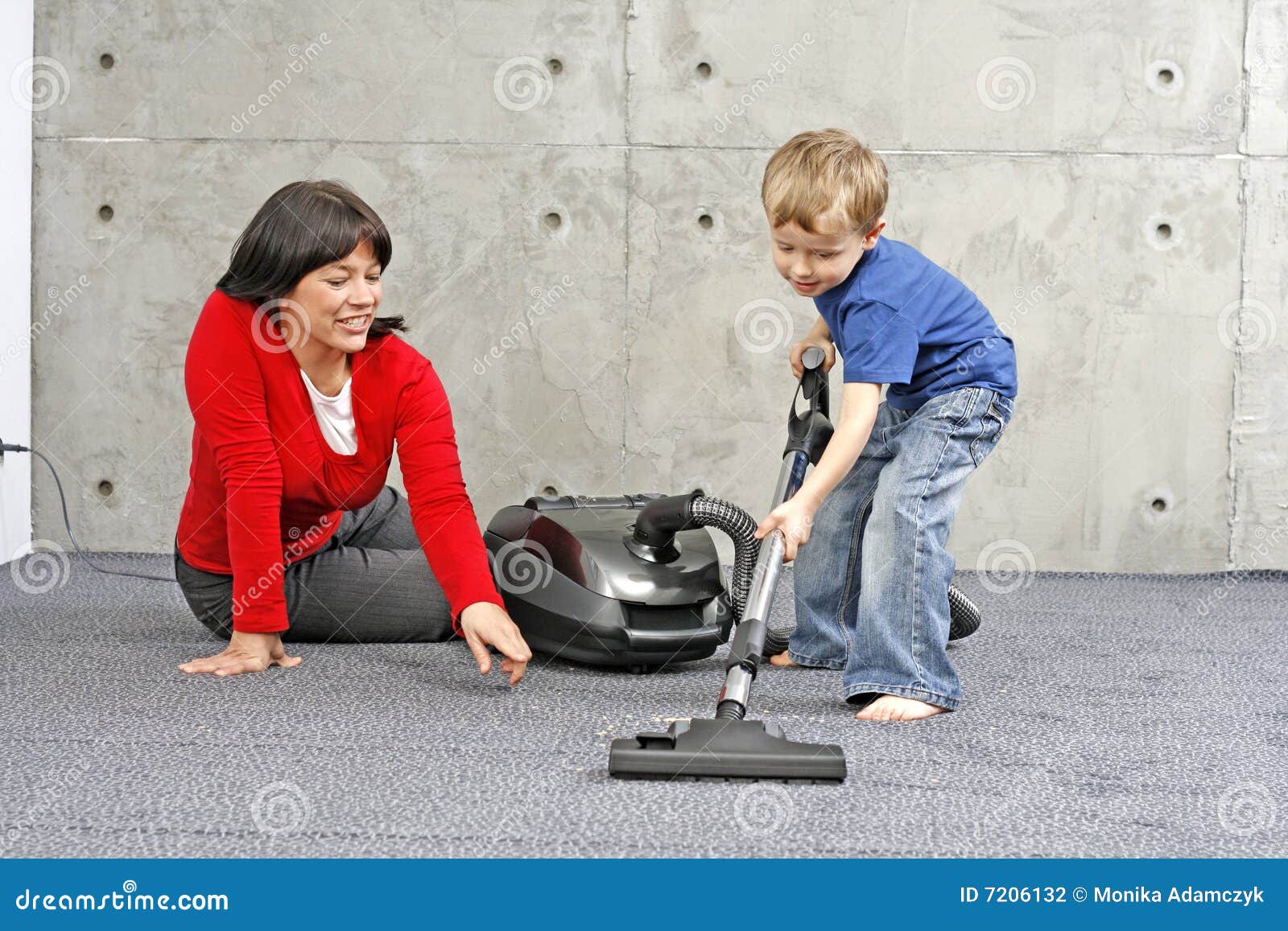 Cleaning up stock photo. Image of hoover, housework, vaccuum - 7206132