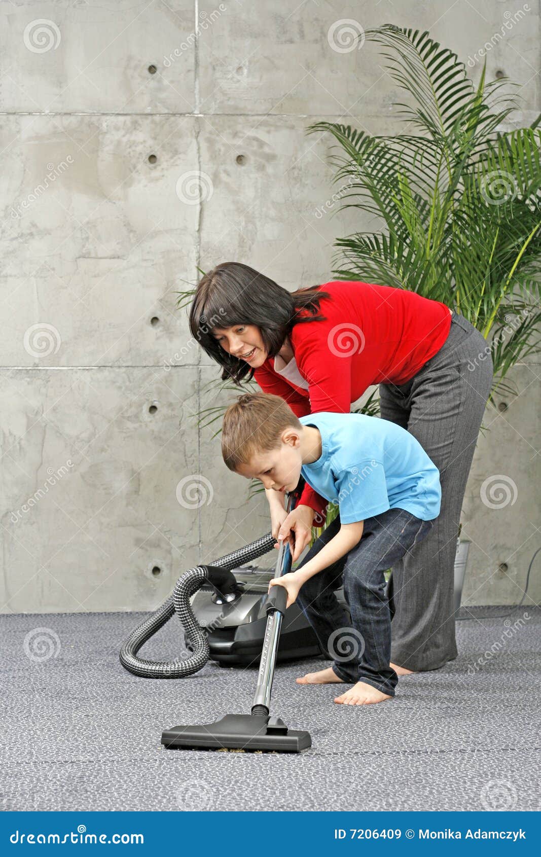 Cleaning up stock image. Image of cleaner, vaccuum, enjoyment - 7206409