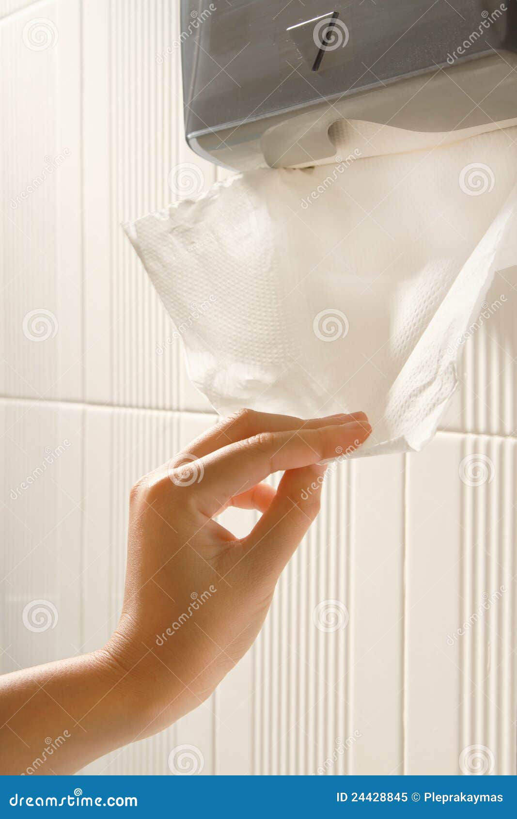 Cleaning Up with Absorbent Paper Stock Image - Image of cleanliness ...