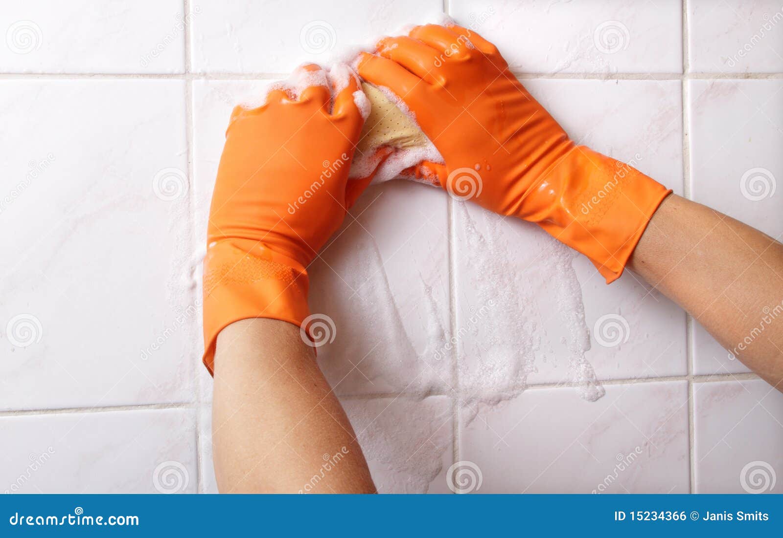 Cleaning wall. stock photo. Image of washing, indoors - 15234366