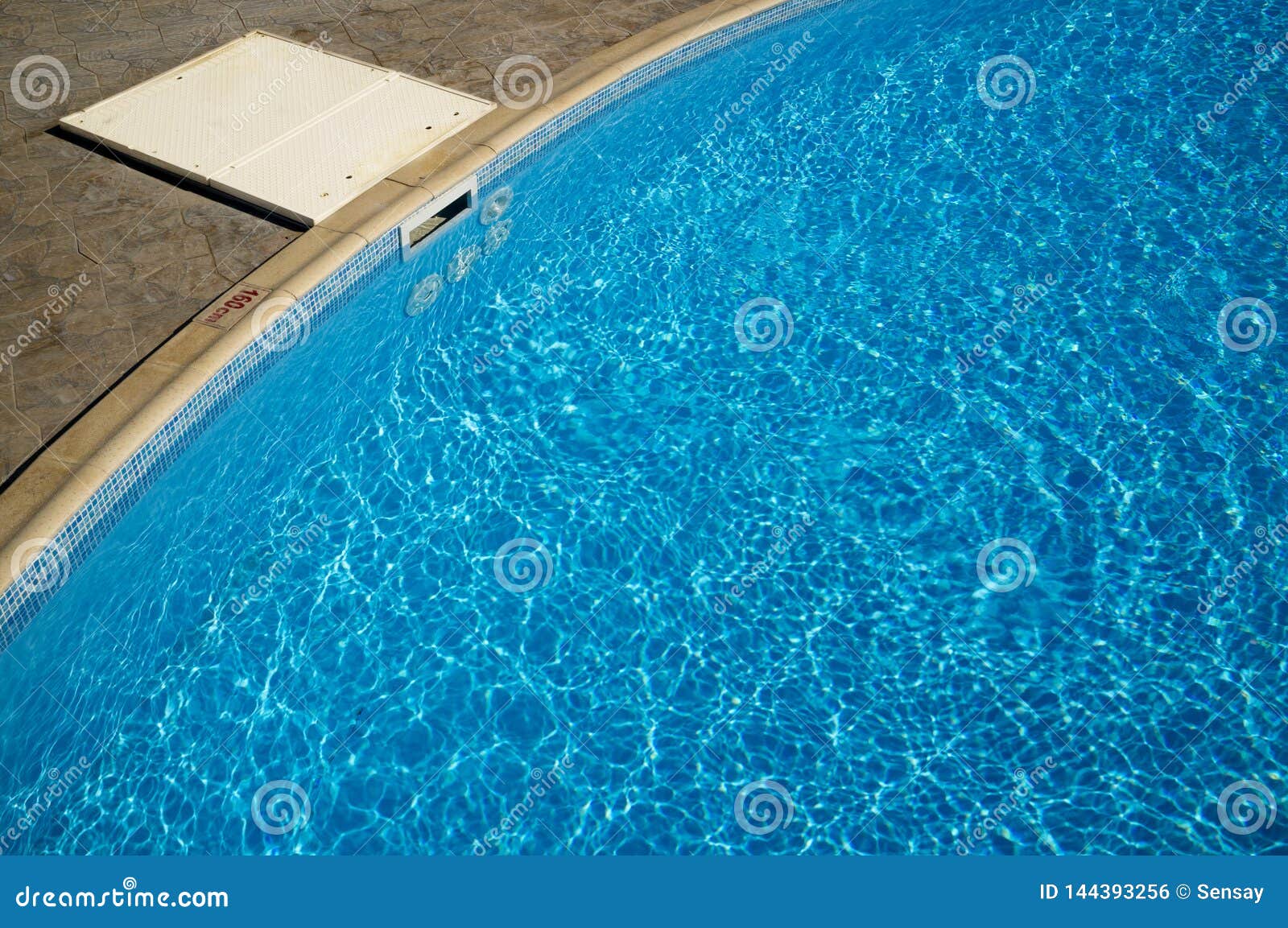 Cleaning Water Filter in Swimming Pool Stock Photo - Image of plastic ...