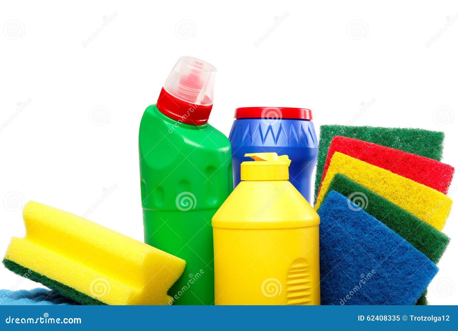 Cleaning on White Background Stock Image - Image of liquid, cleanliness ...