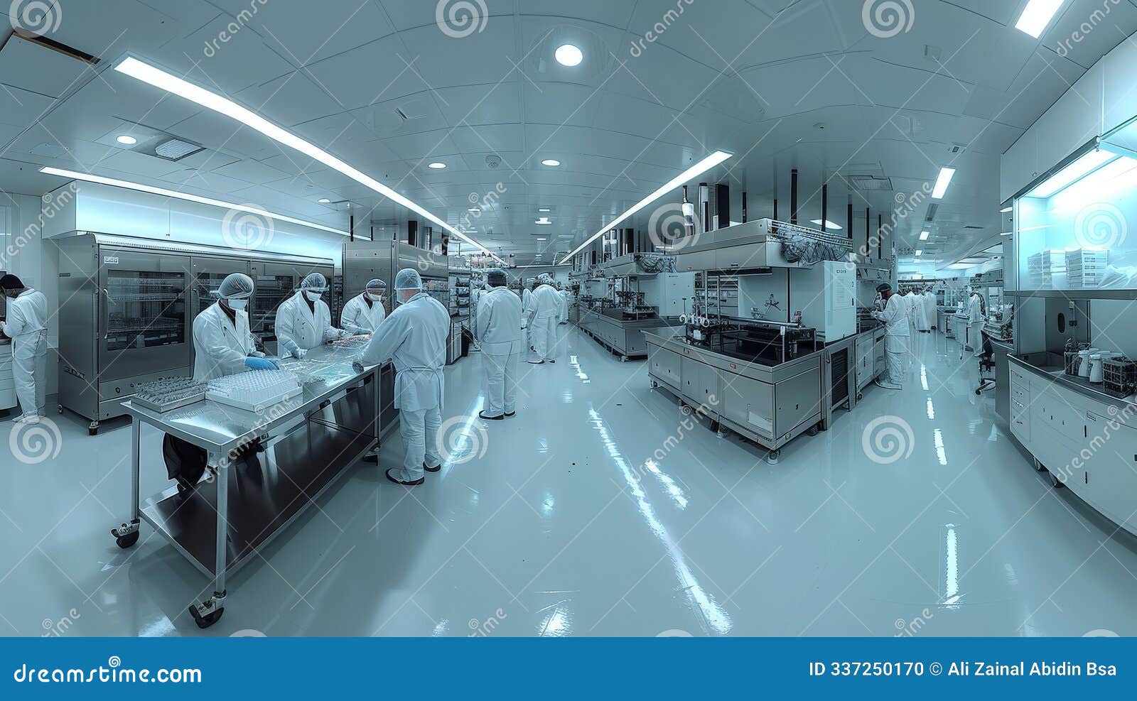 Understanding Cleanroom Classifications Stock Illustration ...