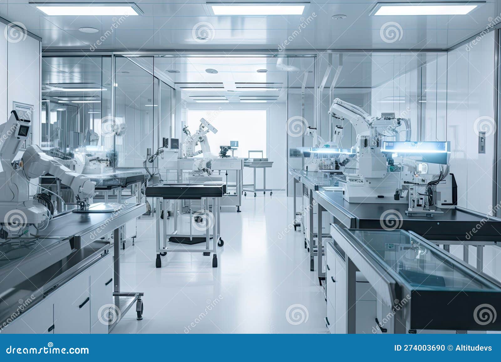 Cleanroom with Multiple Micro-robotic Devices Performing Precise ...