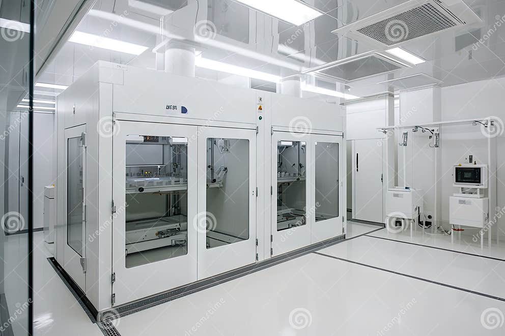 Cleanroom with Robotic System for Sample Collection and Testing Stock ...
