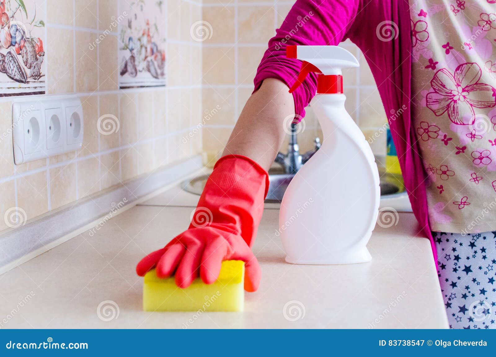 She cleans house stock image. Image of concept, brochure - 83738547
