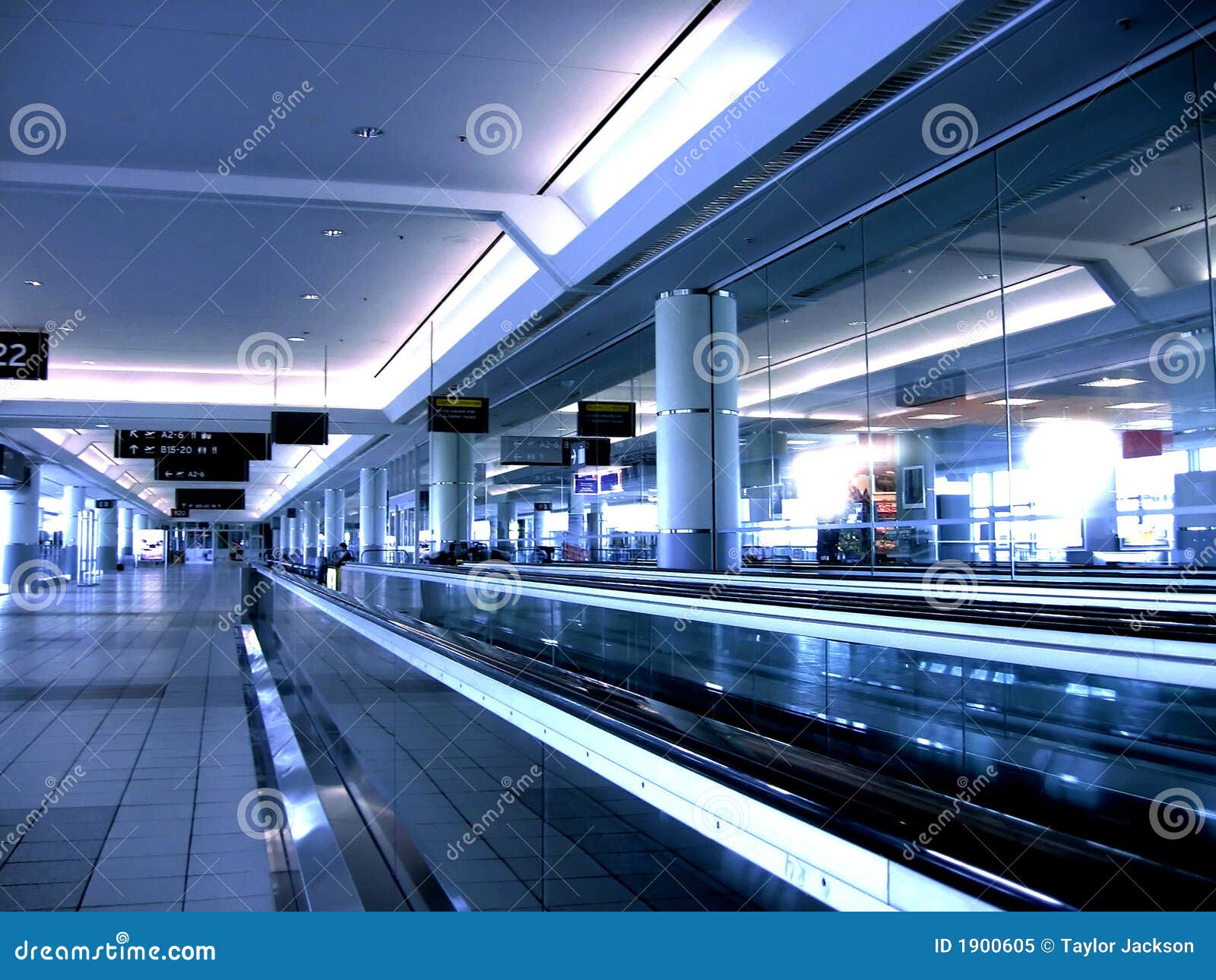 Clear Airport stock image. Image of depart, rail, gates - 1900605
