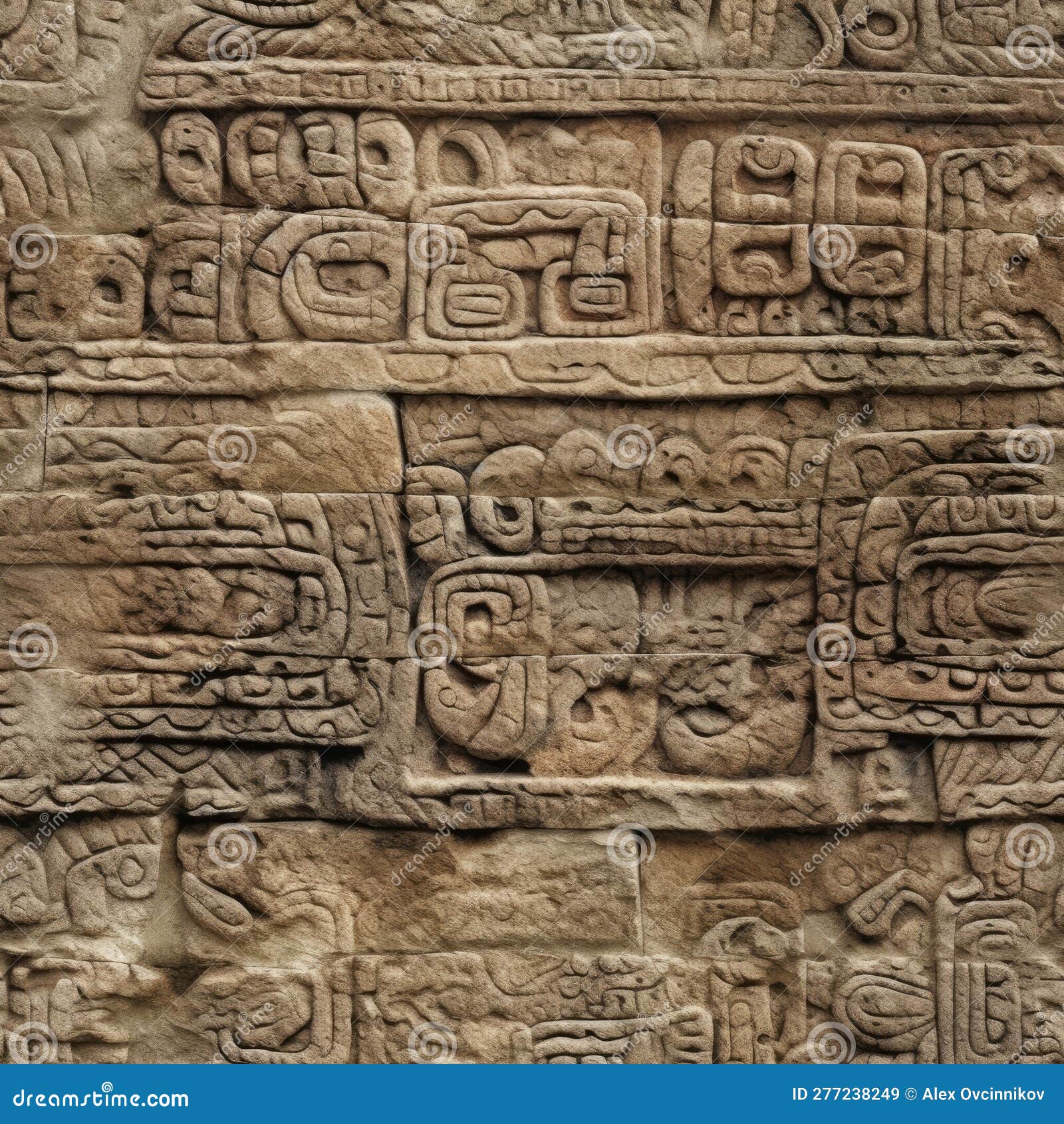 Clear Aztec Stone Wall Texture For Backgrounds And Designs Royalty-Free ...