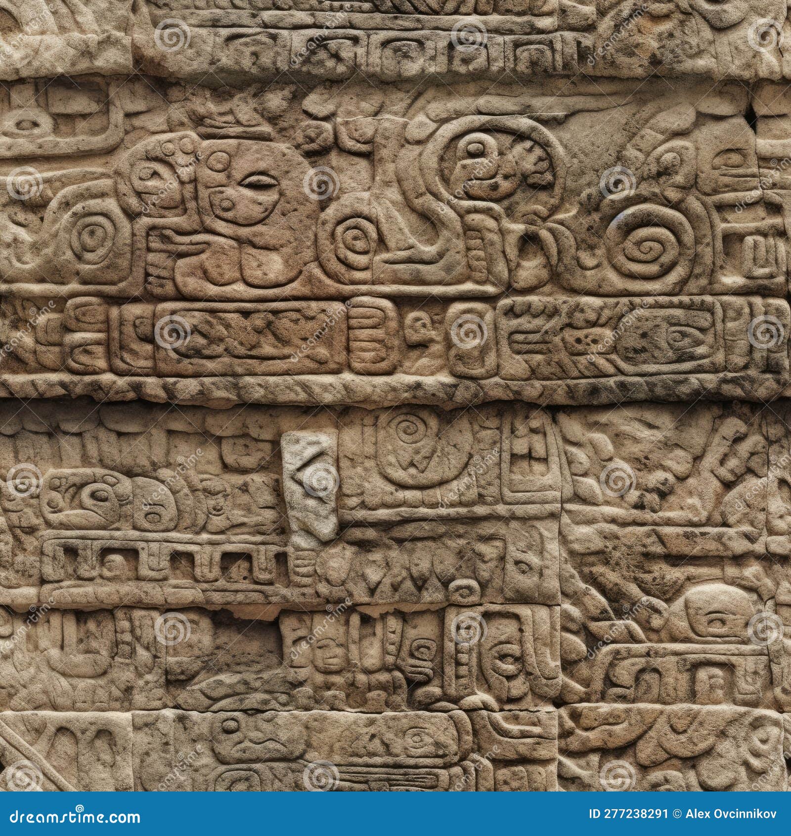 Clear Aztec Stone Wall Texture for Backgrounds and Designs Stock ...