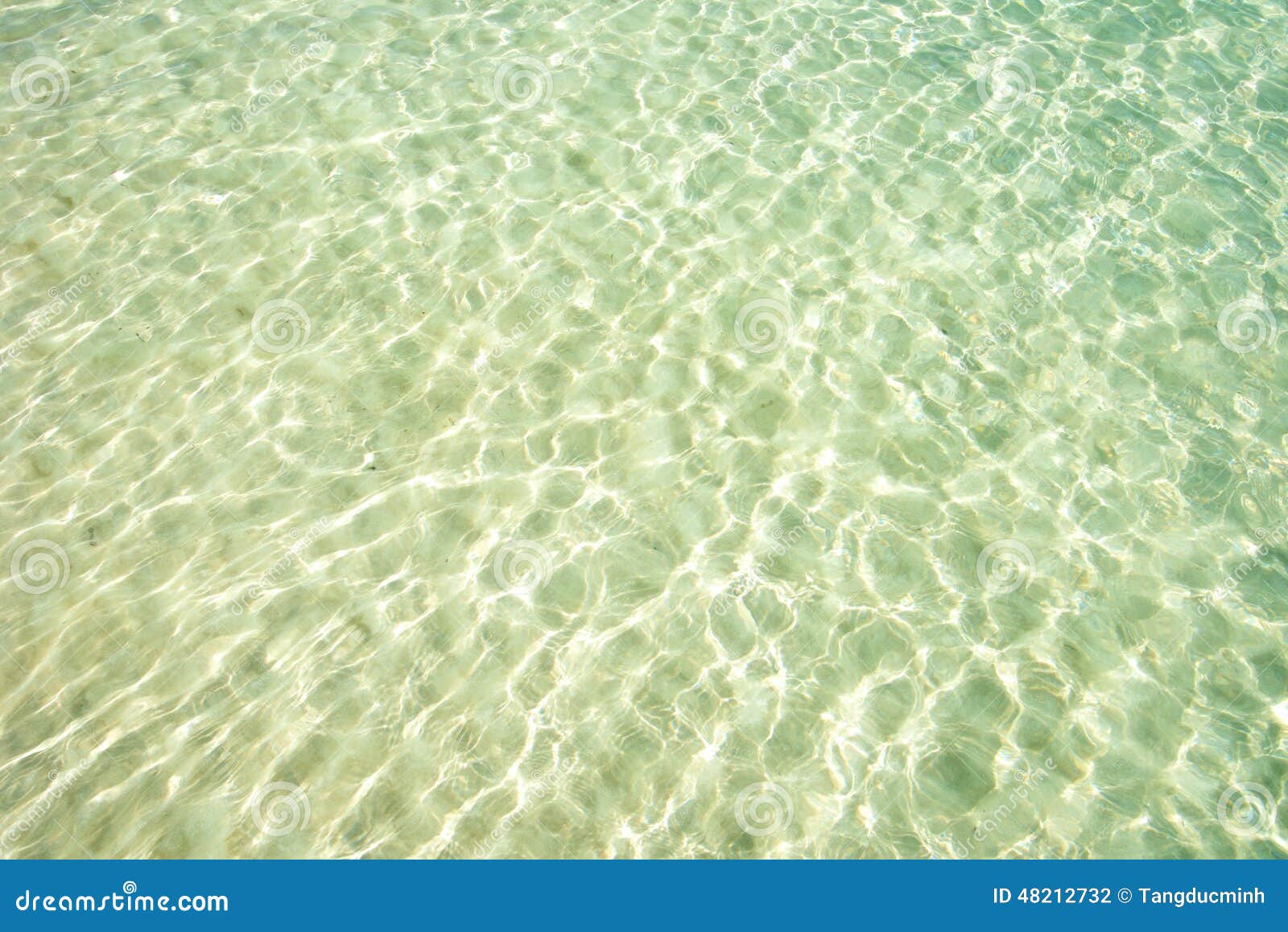 Clear Beach Water surface stock photo. Image of island - 48212732