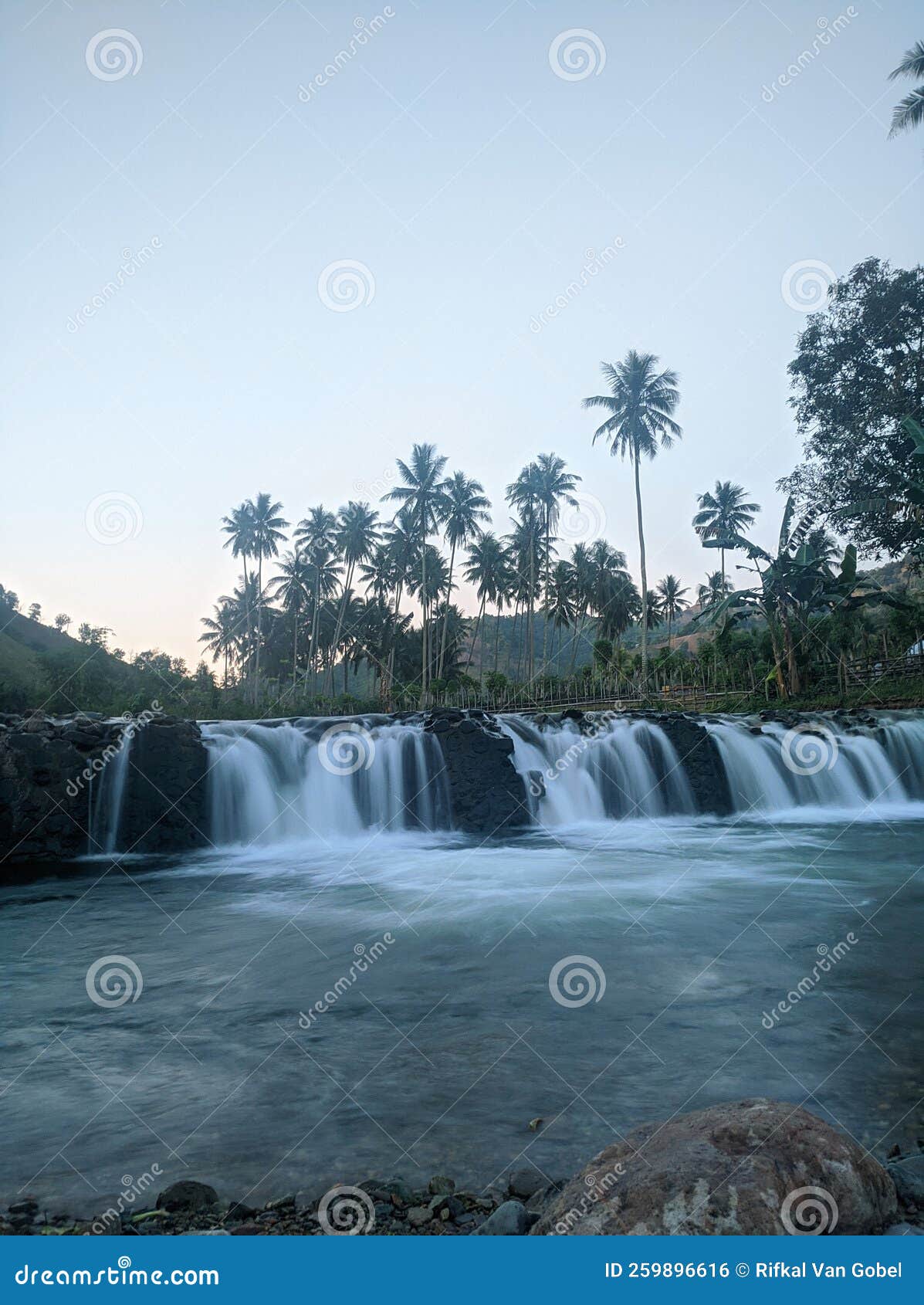 Clear and Beautiful Waterfall Stock Photo - Image of forest, water ...