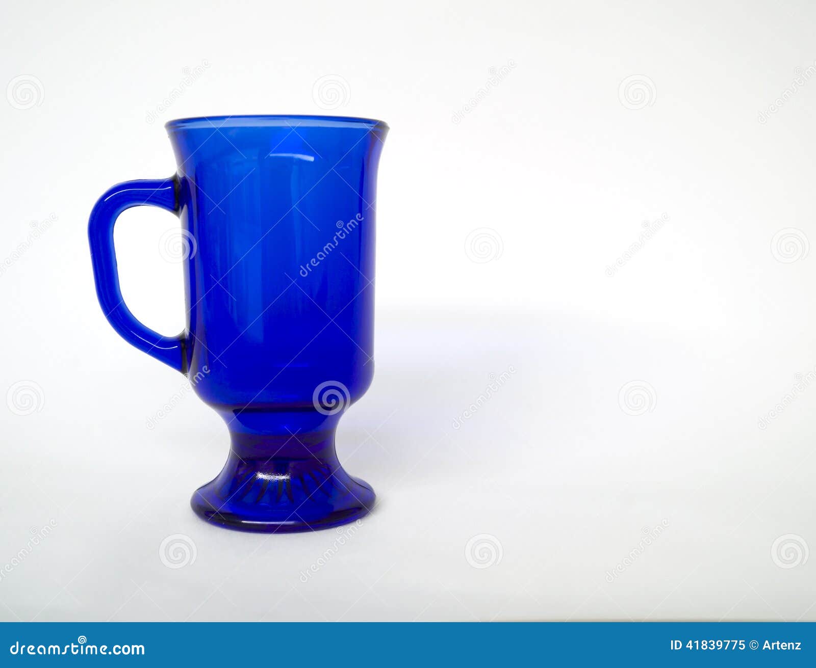 Clear Blue Cup stock image. Image of coffee, beverage - 41839775