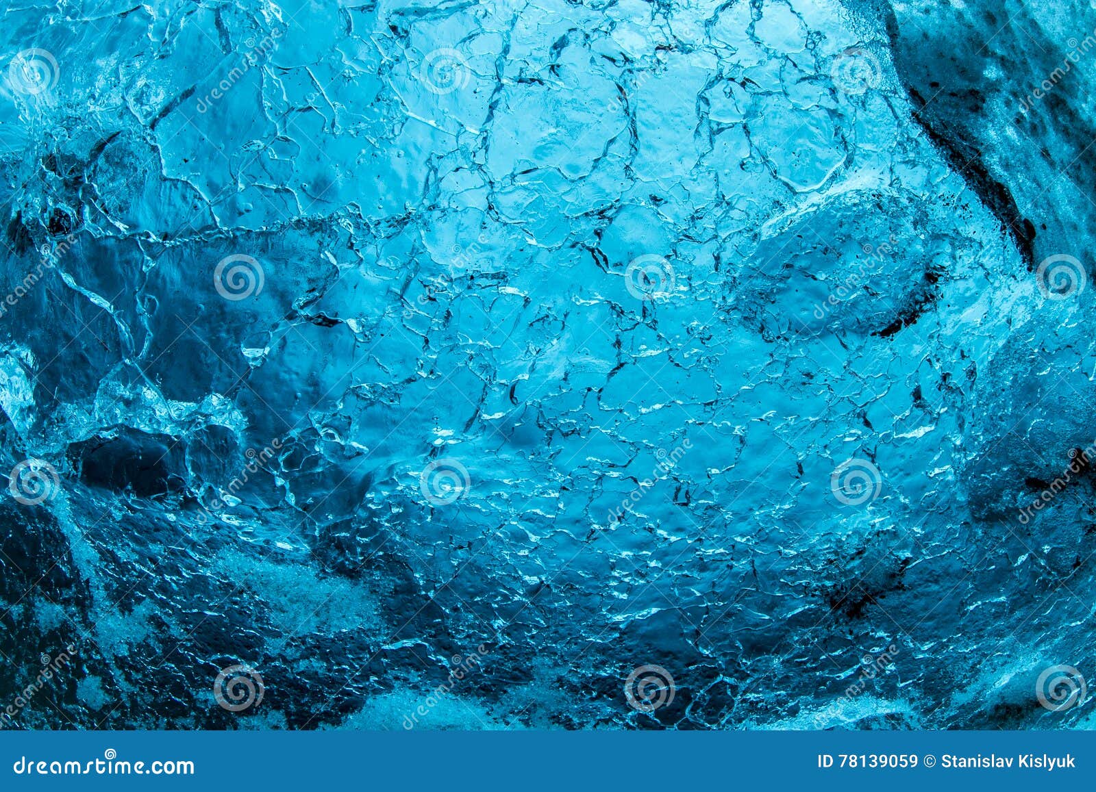 Clear blue ice stock image. Image of leading, sunlight - 78139059