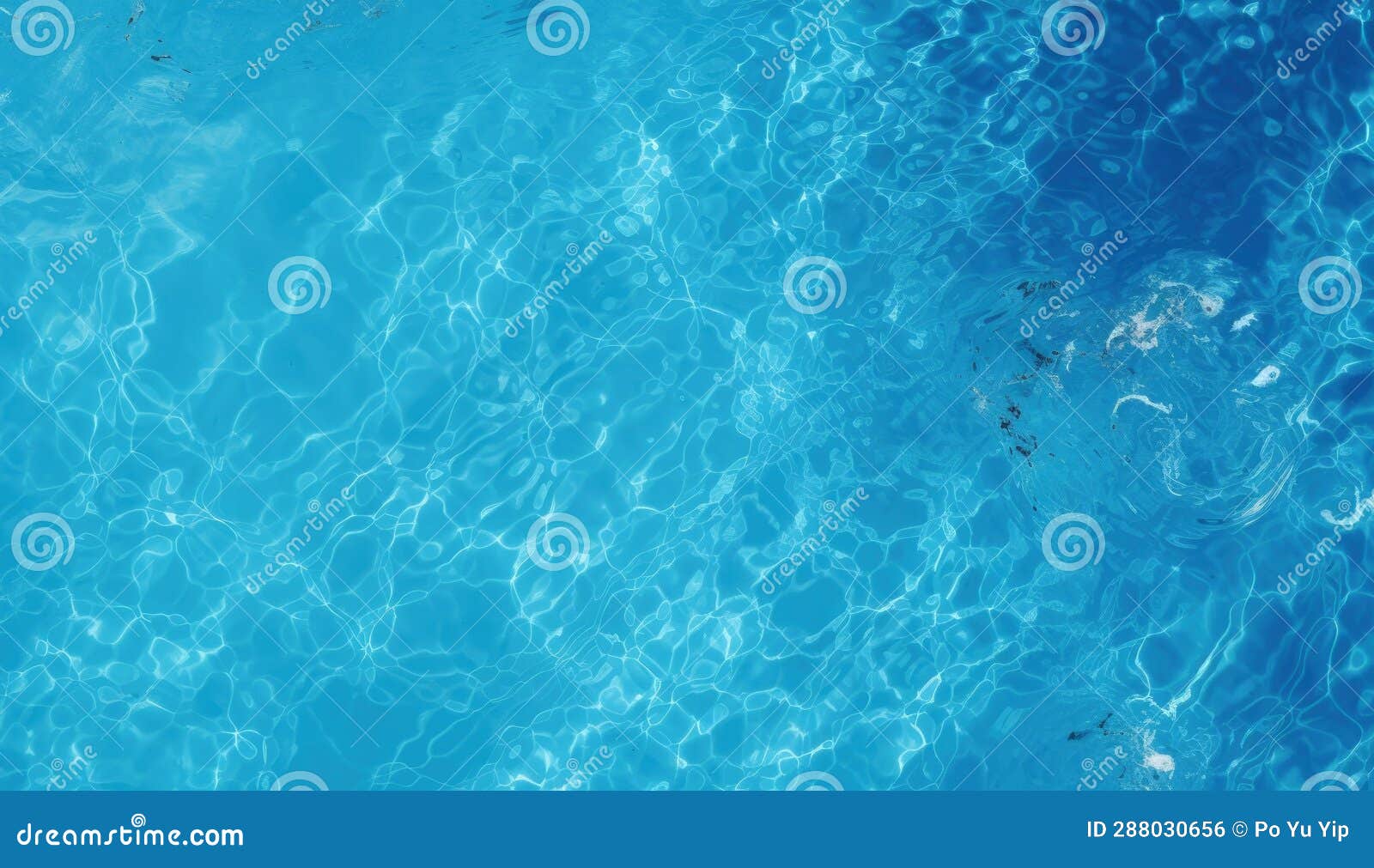 Clear Blue Ocean Water with Calm Wave Stock Illustration - Illustration ...