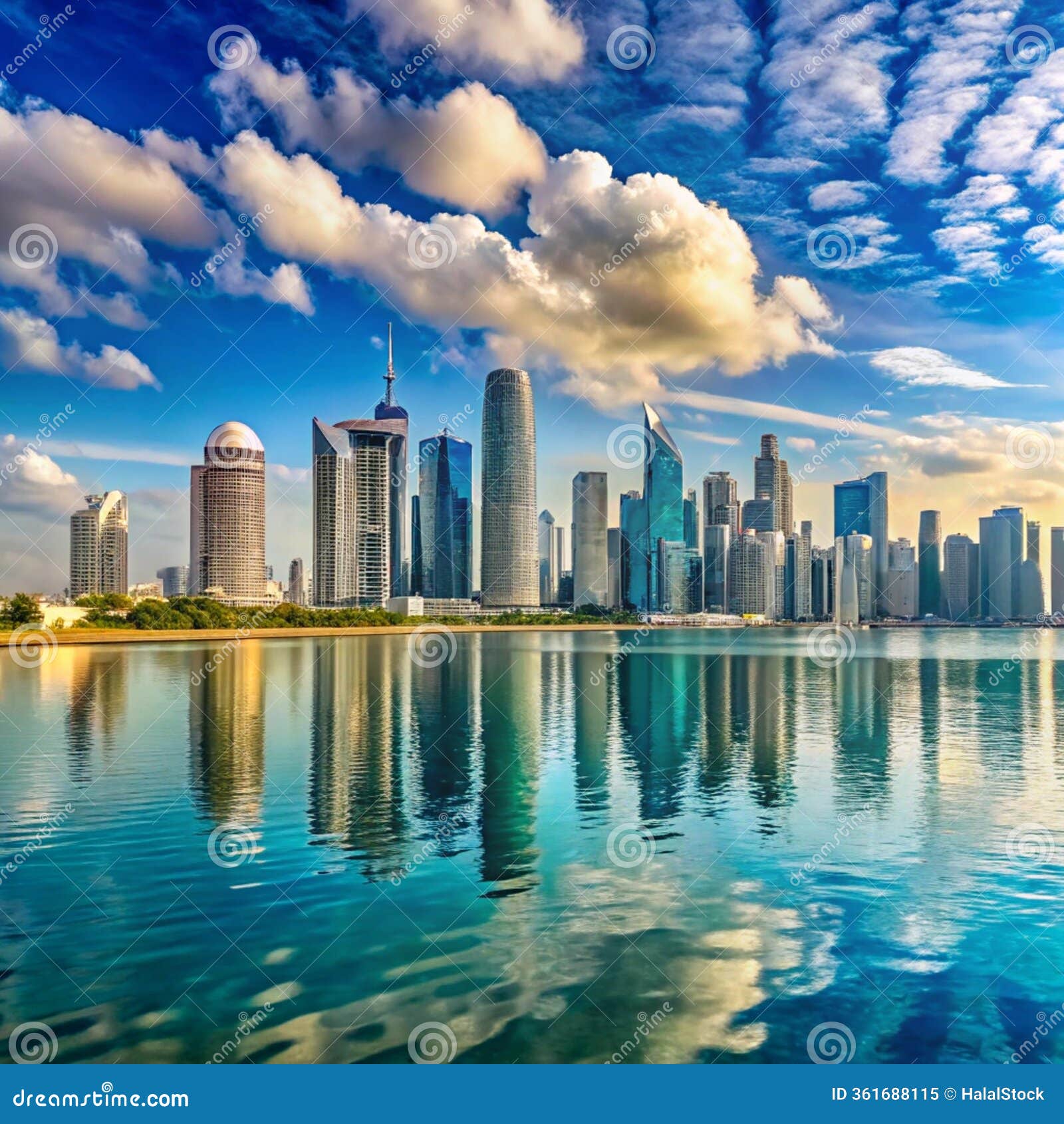 Blue Map Of Qatar Administrative Divisions With Travel Infographic ...