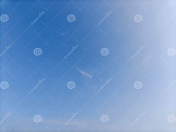 Clear Blue Sky with Gradation from Bright To Deep Blue Stock Image ...