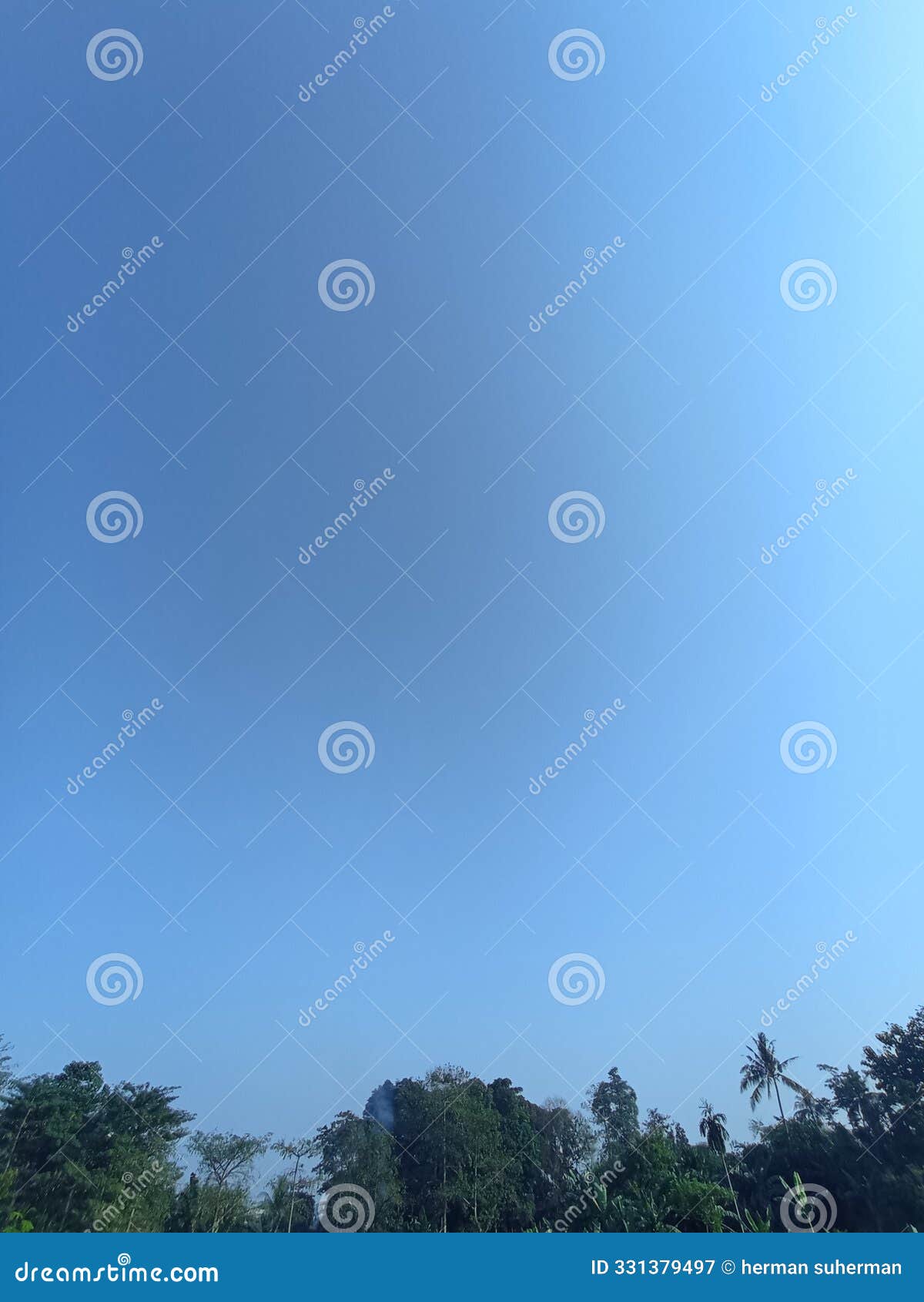 Clear Blue Sky without Pollution and White Clouds Stock Image - Image ...