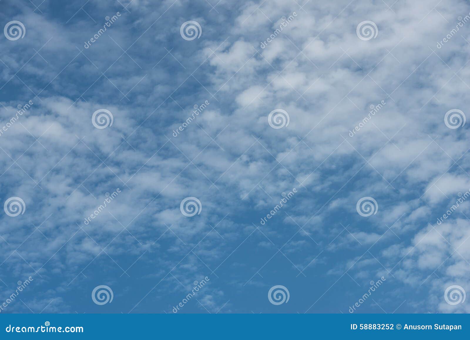 Clear Blue Sky on Rainy Season and Cloudscape Background Stock Photo ...