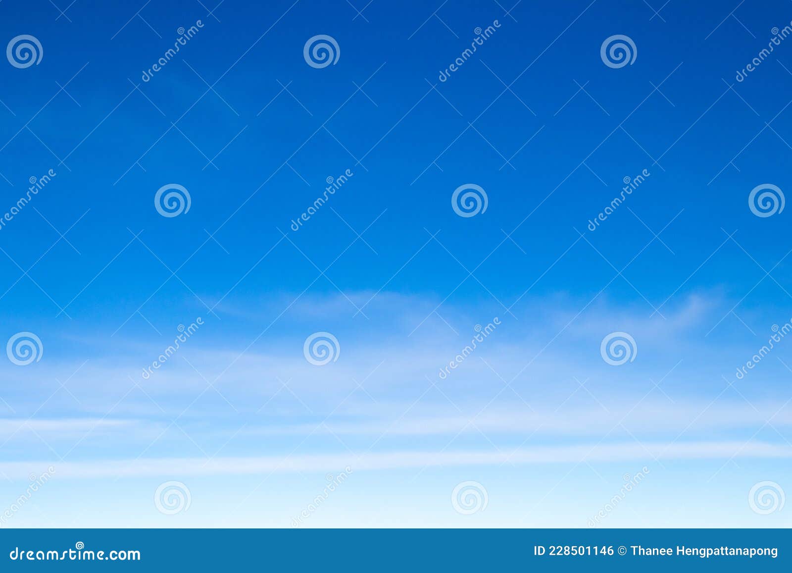 Clear Blue Color Sky with White Cloud Background Stock Photo - Image of ...