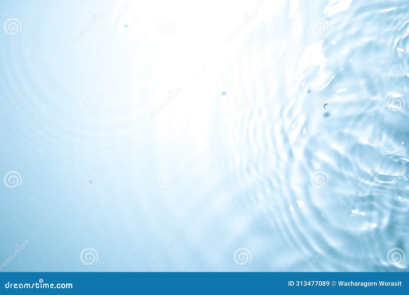 The Clear Blue Surface of the Water Gradients from Light To Dark Stock ...