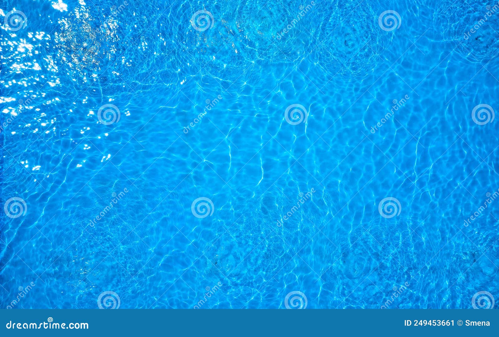 Clear Blue Swimming Pool Water Stock Image - Image of cool, shine ...
