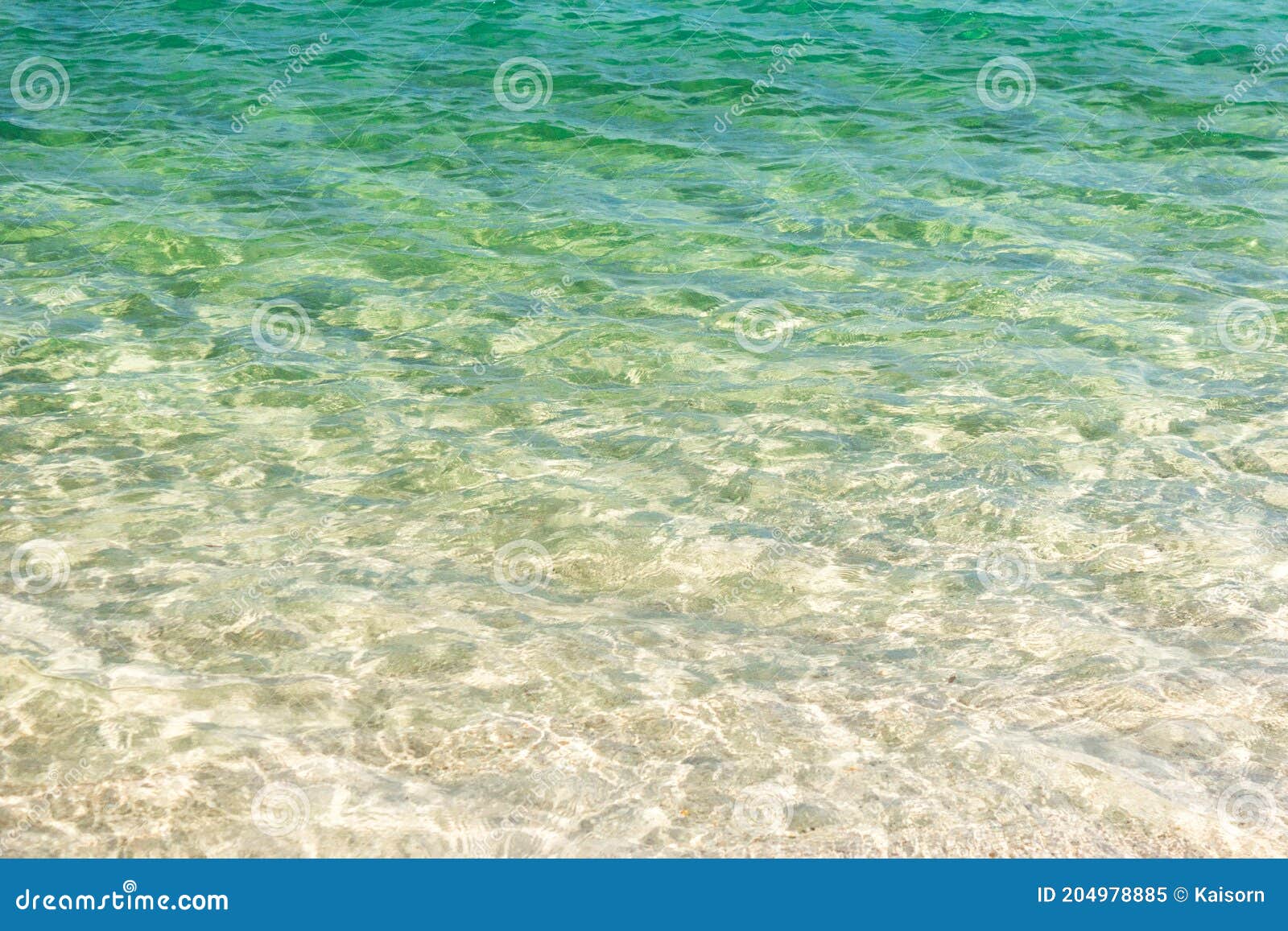 Clear Blue Transparent Tropical Summer Beach Water Background Stock ...