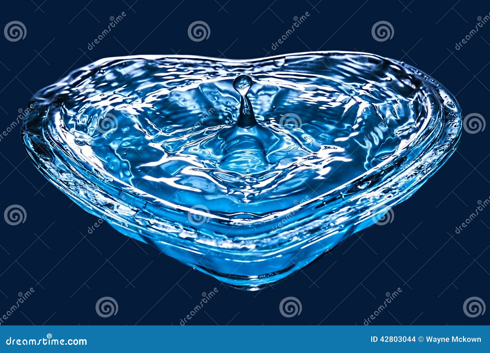Clear blue water drop stock photo. Image of ecology, liquid - 42803044