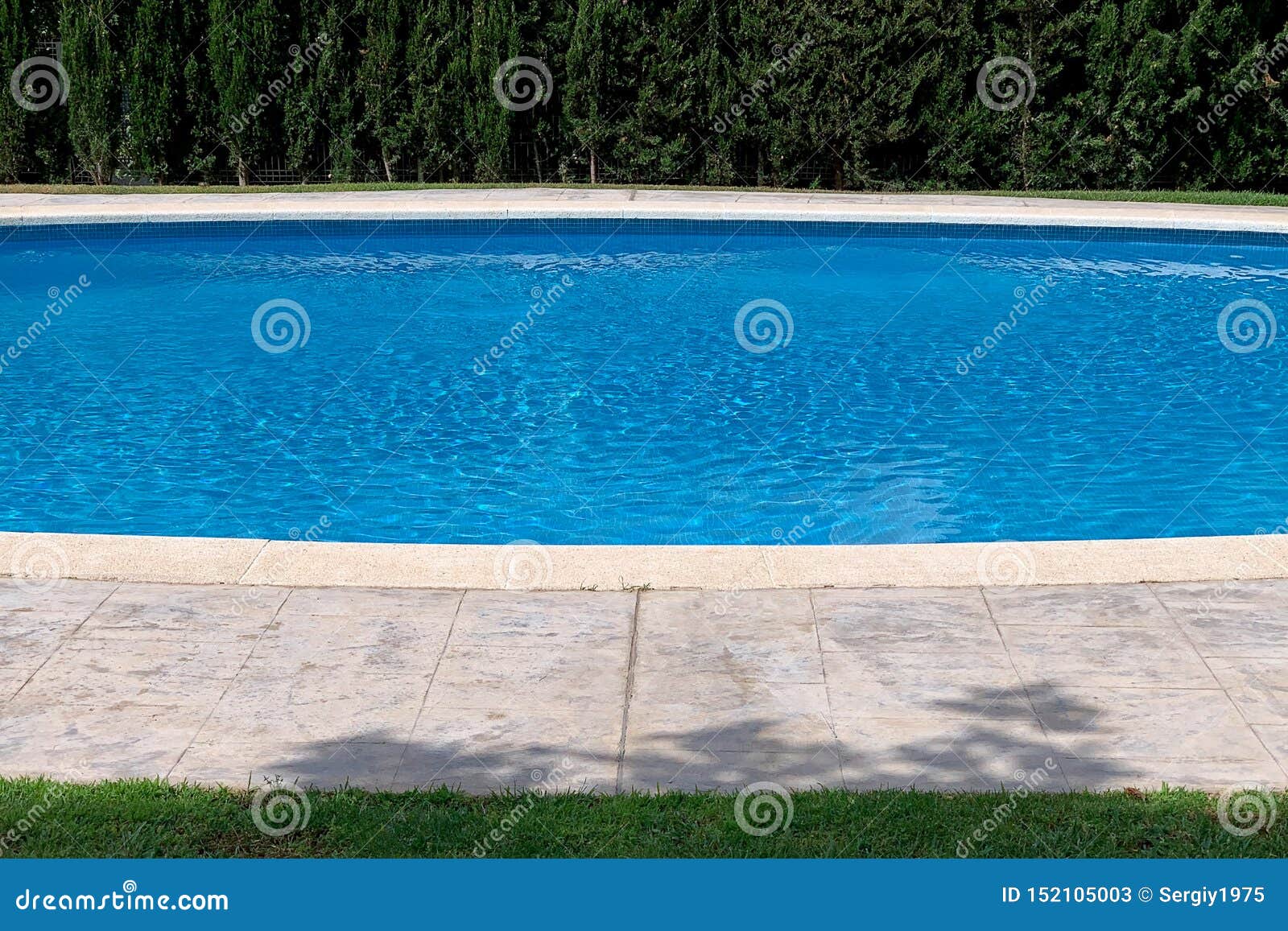 Clear Blue Water in the Pool Closeup Stock Image - Image of recreation ...