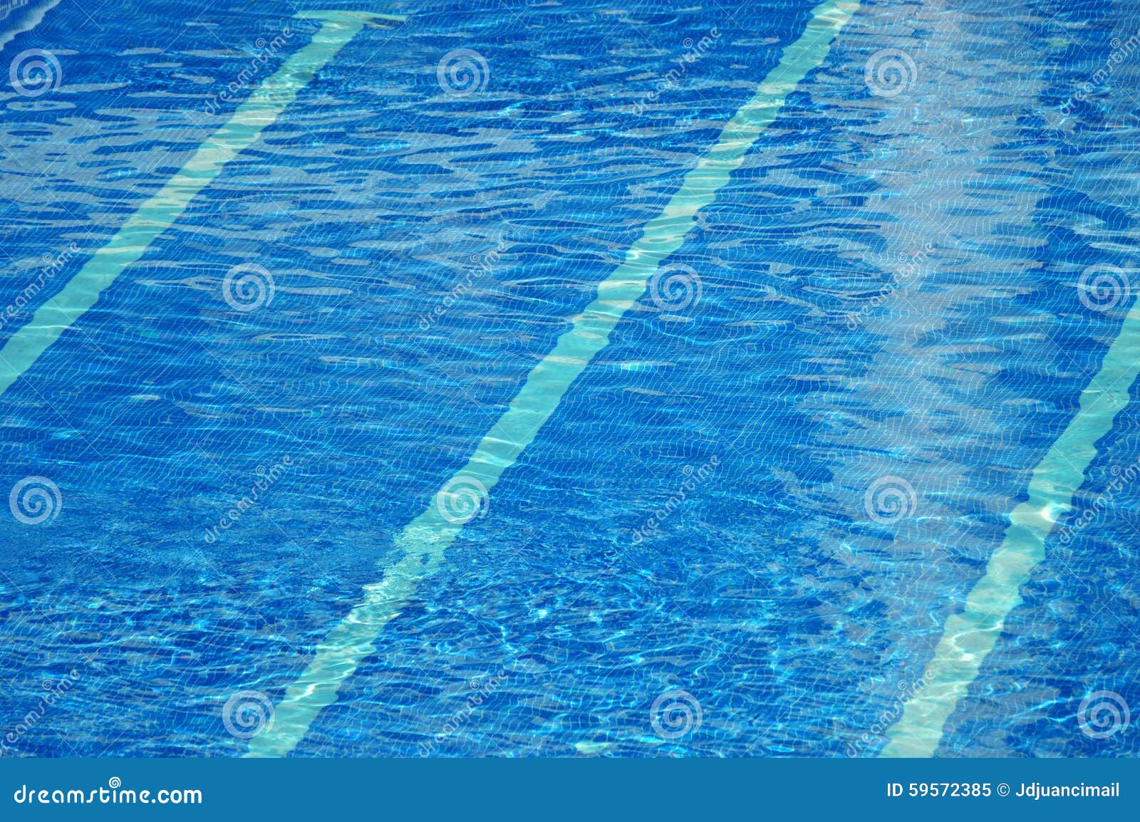 Clear Blue Water Ripples in a Swimming Pool Stock Image - Image of blue ...