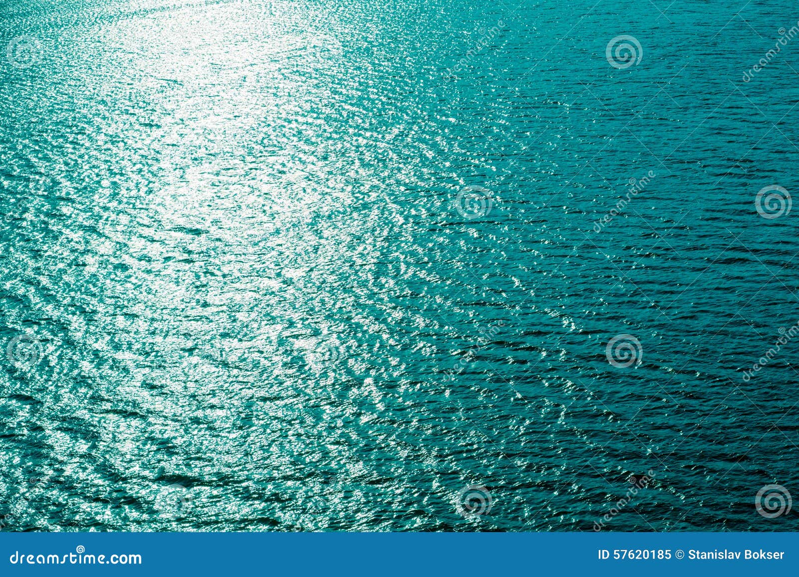 Clear Blue Water with Sun Reflections Background Stock Image - Image of ...