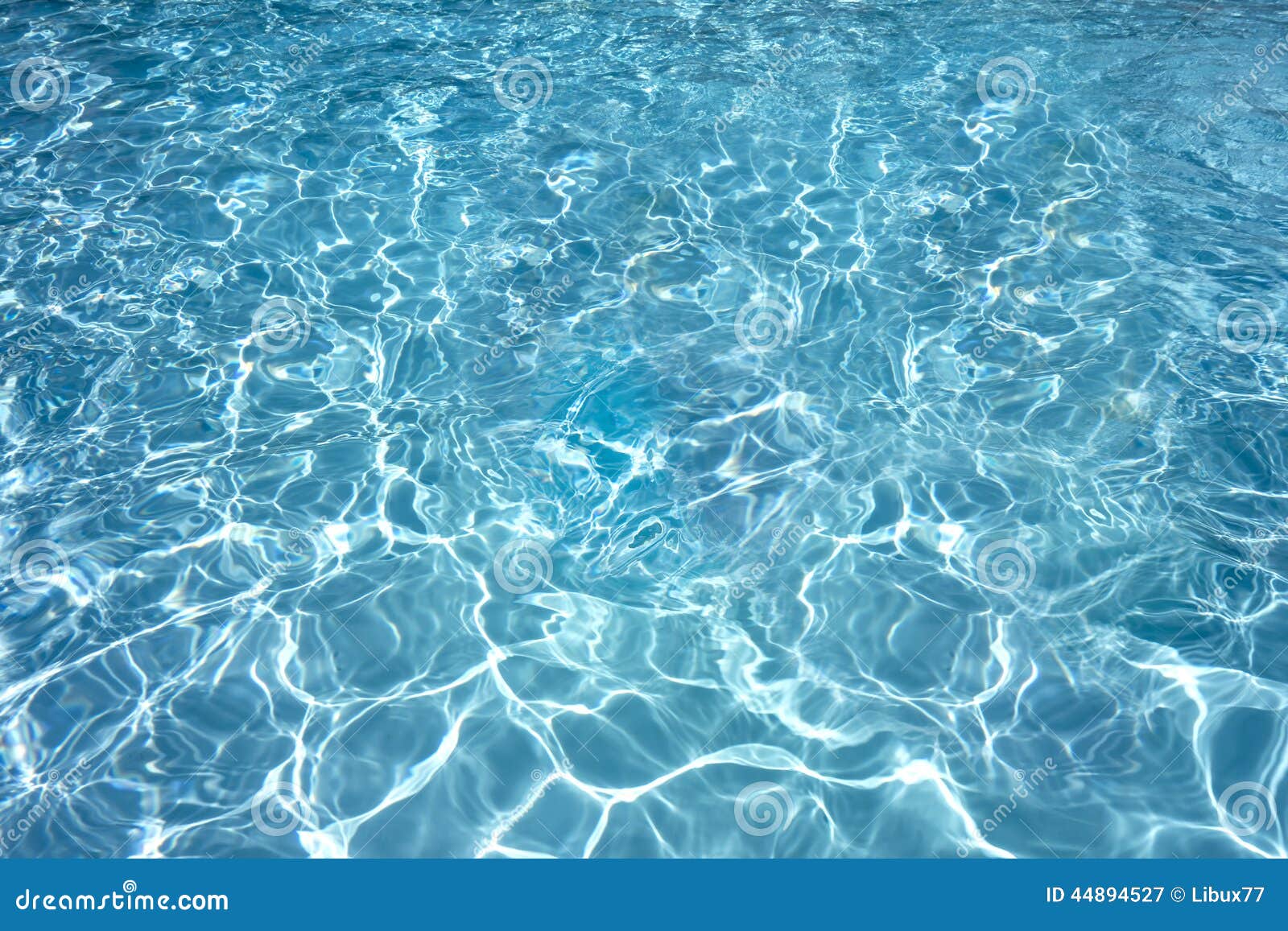 Clear Blue Water Swimming Pool Stock Image - Image of horizontal ...